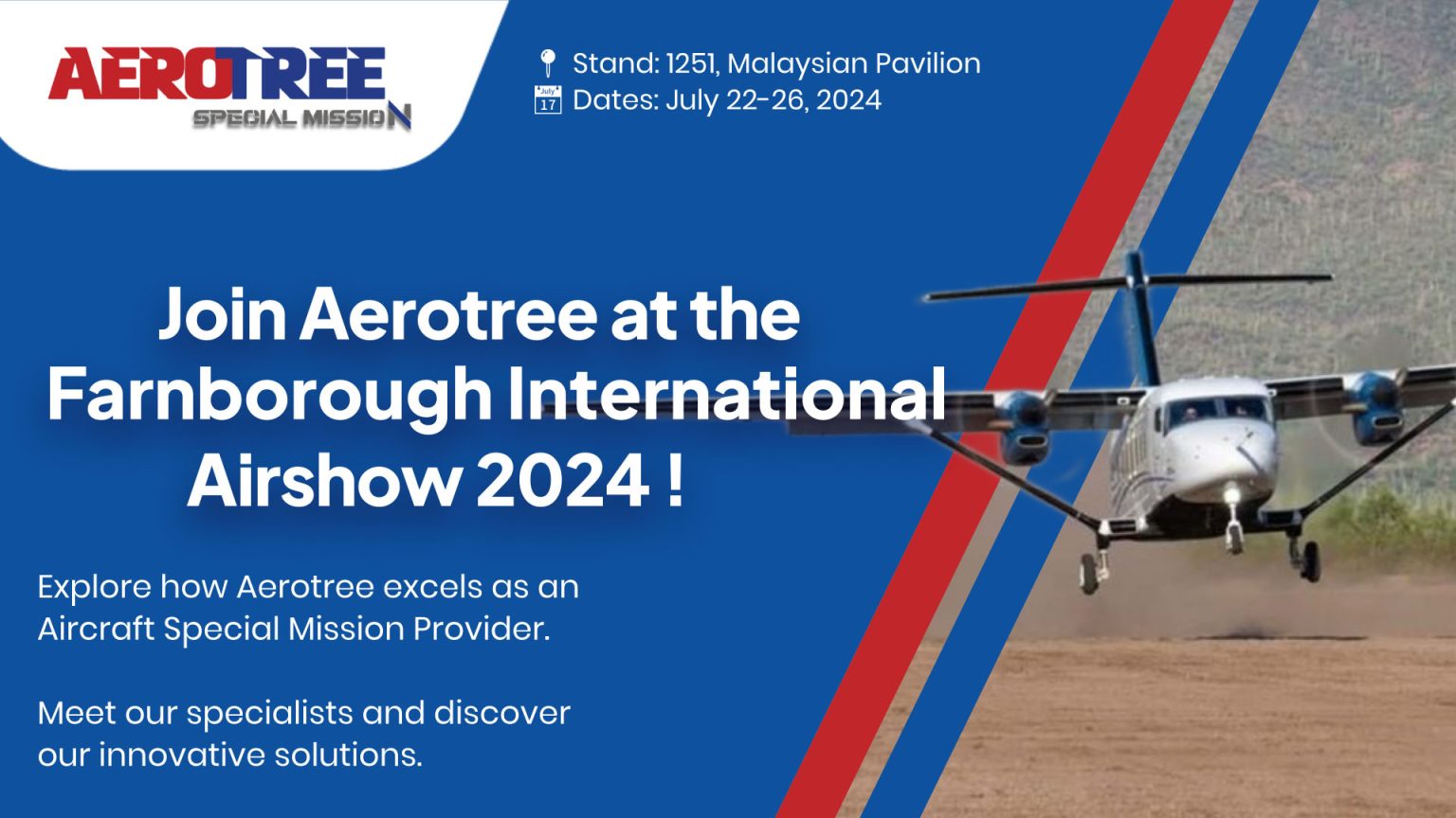 Aerotree at the Farnborough International Airshow 2024! – Aerotree Group